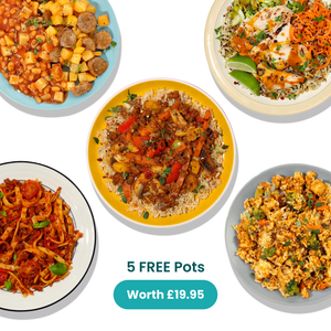 Buy 10 high protein prepped pots and get 5 free