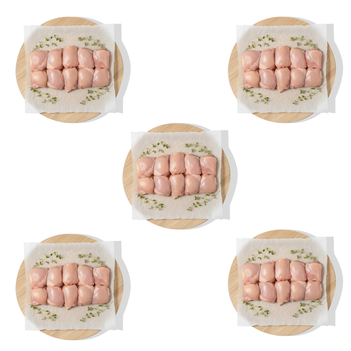 Boneless Skinless Chicken Thighs - 3.5kg