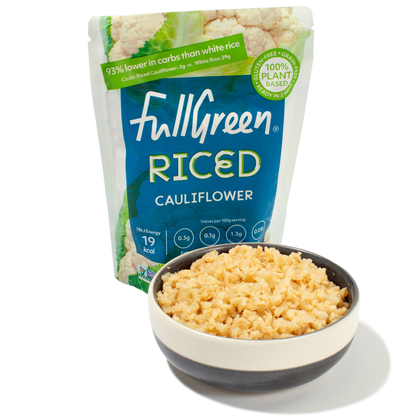 Fullgreen Low Calorie Riced Cauliflower