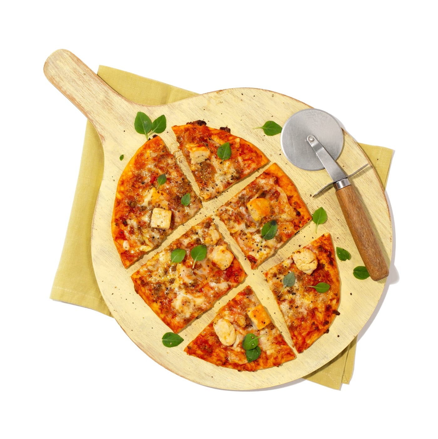High Protein Mighty Meaty Pizza